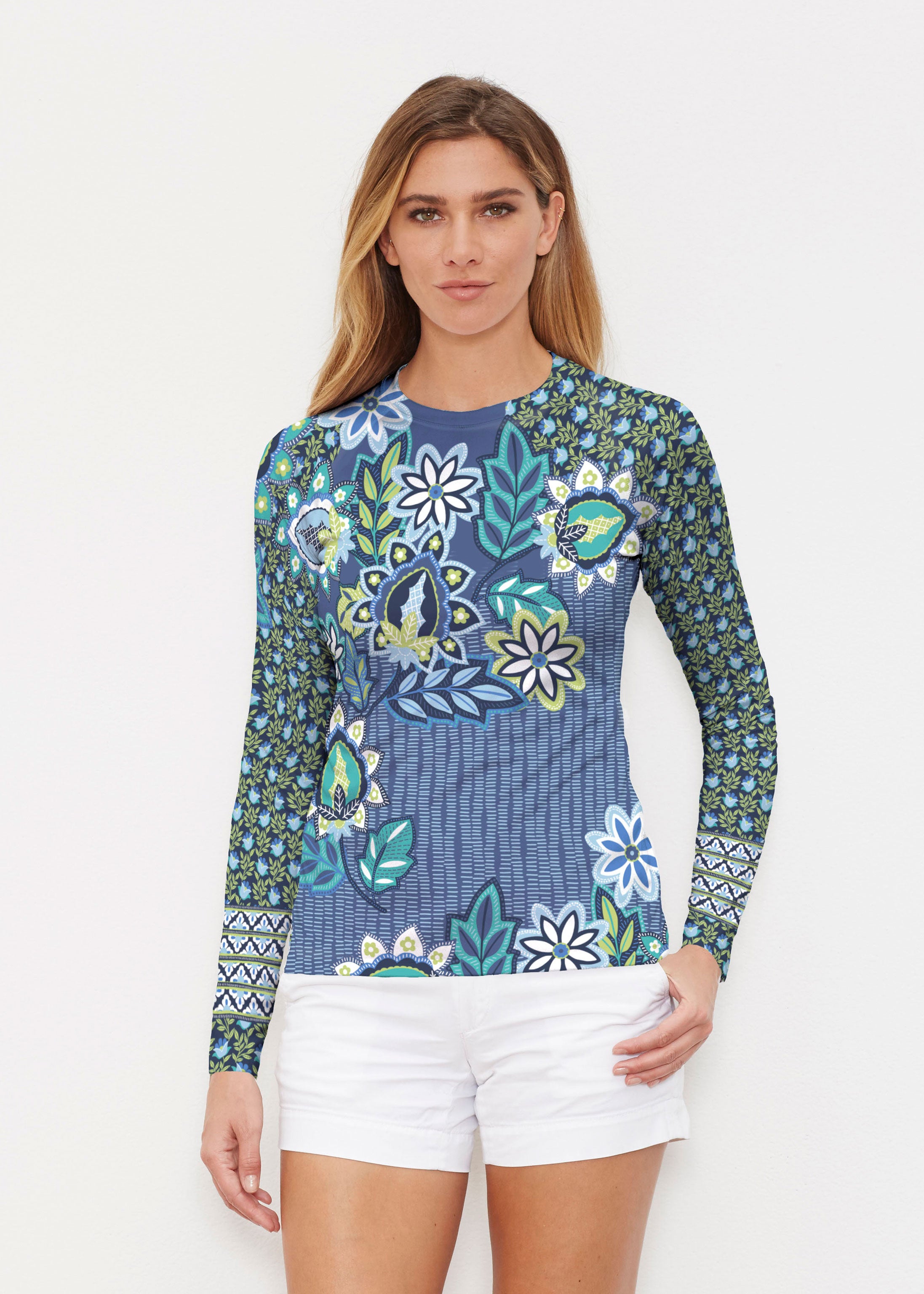 Phoebe (13581) ~ Long Sleeve Rash Guard – Whimsy Rose