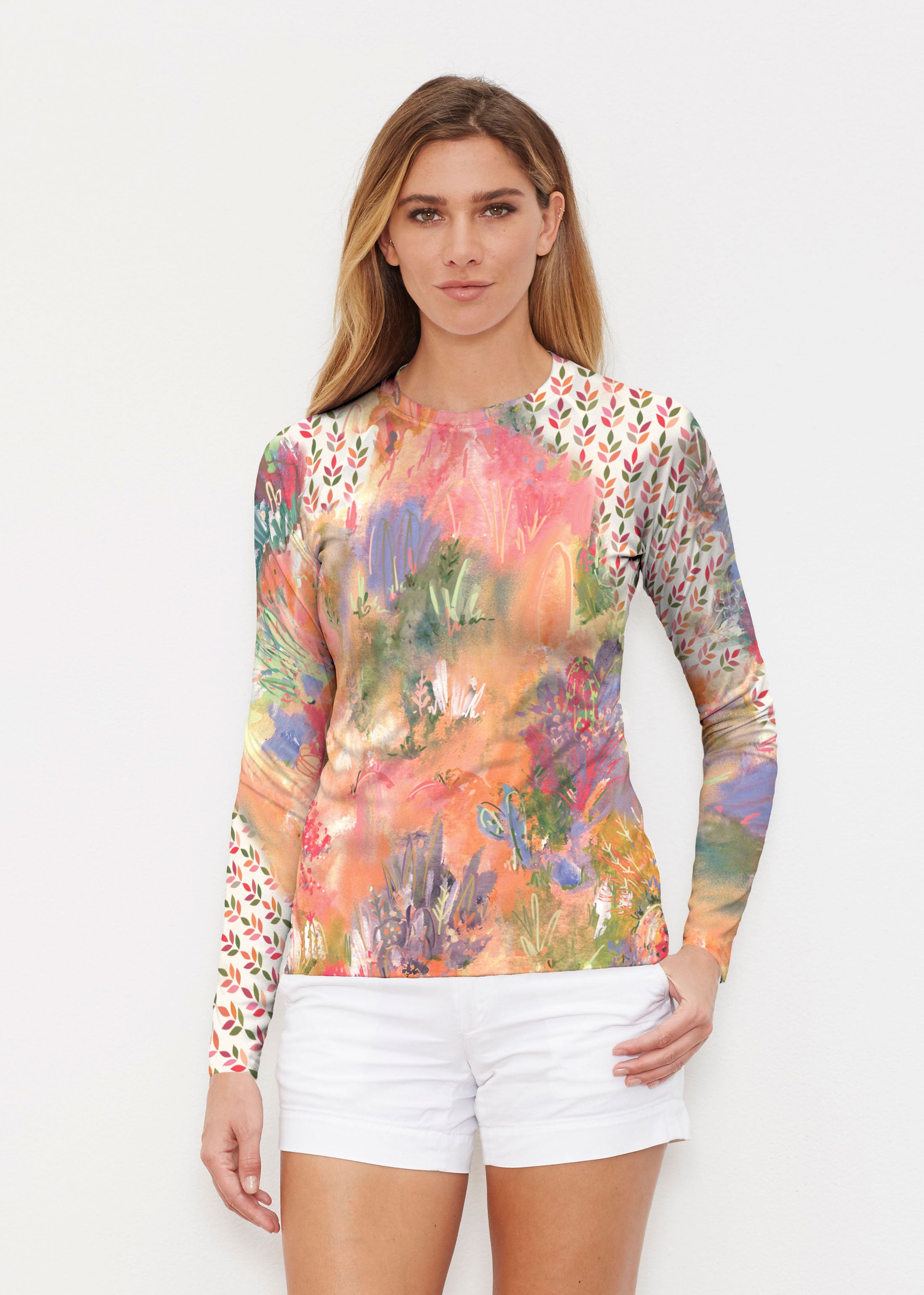 Warm Desert Vibes (17248) ~ Long Sleeve Rash Guard – Whimsy Rose